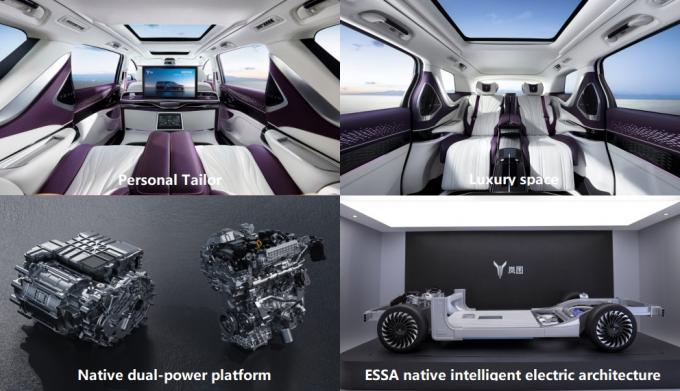 VOYAH Dreamer Luxury Flagship MPV EV 7 Seat Lantu EV Car For Business ...