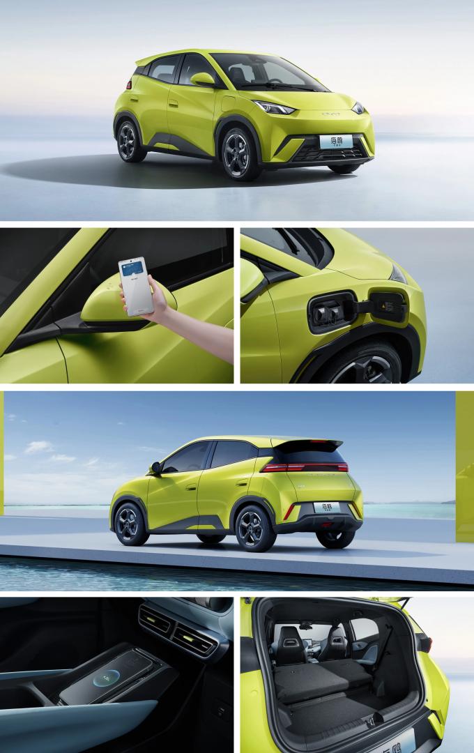 4 Seating Capacity BYD Seagull Electric Car Top Speed of 130 Km/h and ...