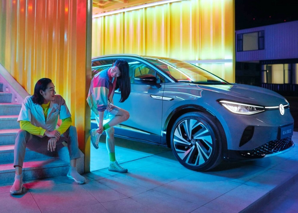 Fully Electric Suv ID4 Crozz Pro Automobile-ev With Openable Sunroof ...