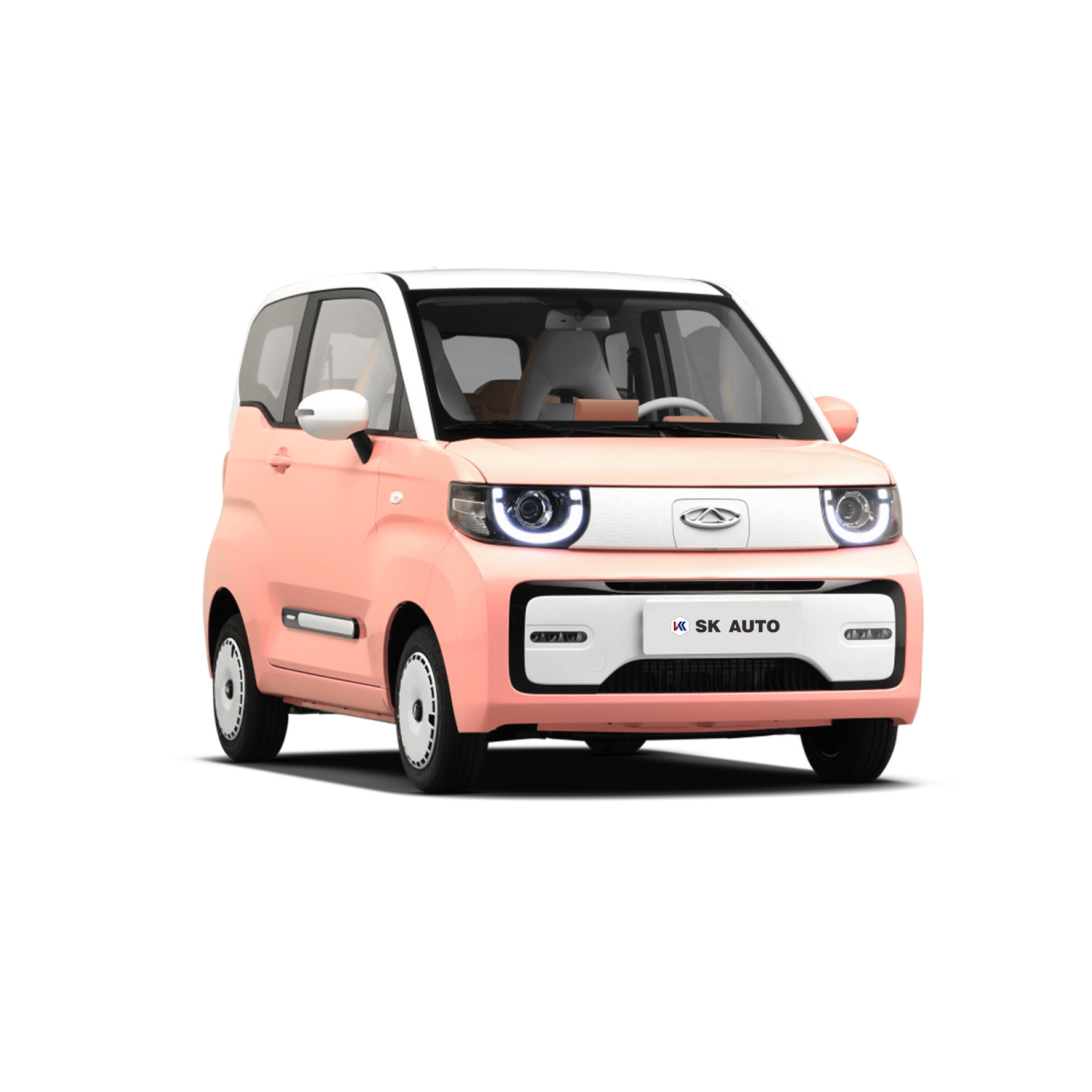 3 Door 4 Seater Electric Mini Car Chery QQ Ice Cream 20kw Mini Electric Vehicle