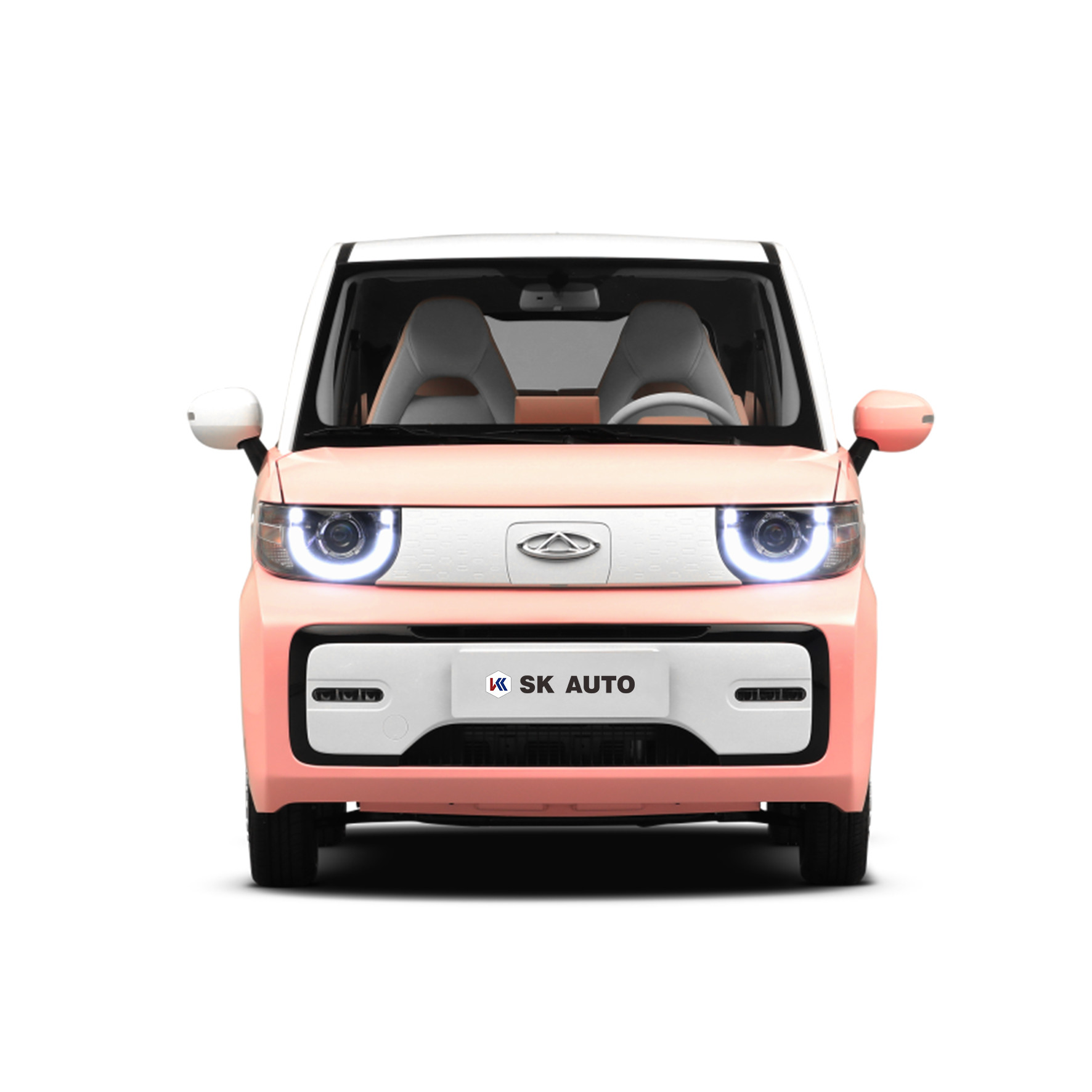 3 Door 4 Seater Electric Mini Car Chery QQ Ice Cream 20kw Mini Electric Vehicle